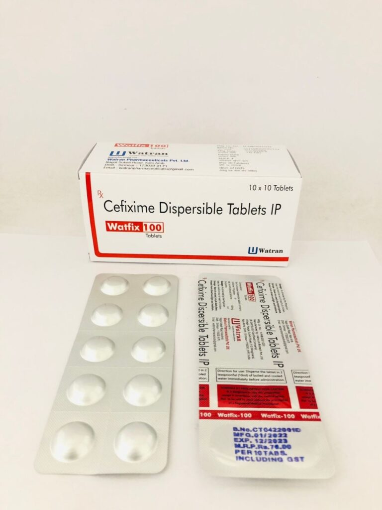 Cefixime Trihydrate 100 mg - Watran Pharmaceuticals PVT. LTD